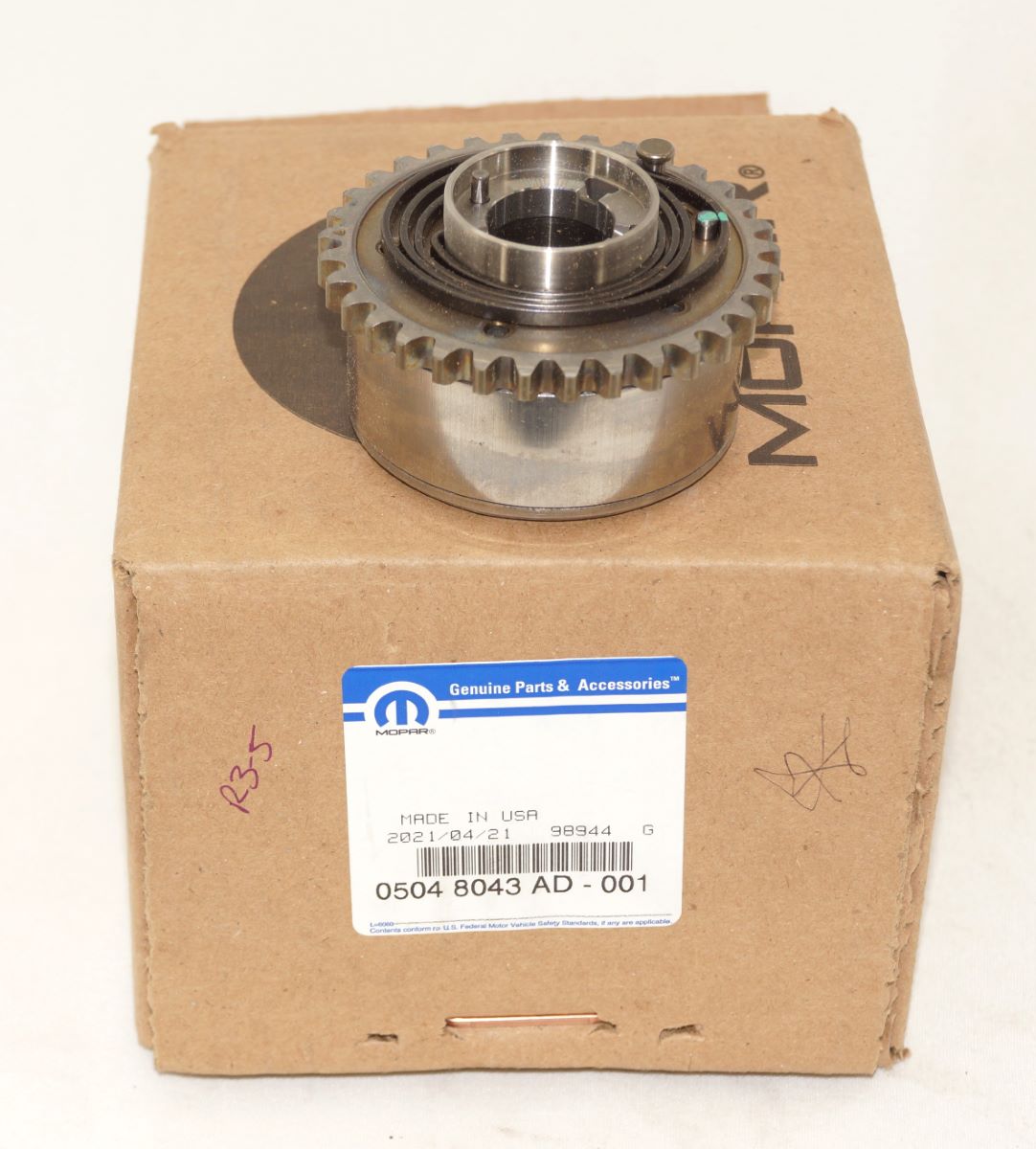 Genuine OEM 5048043AD Mopar Camshaft Phaser - OverStockDirect