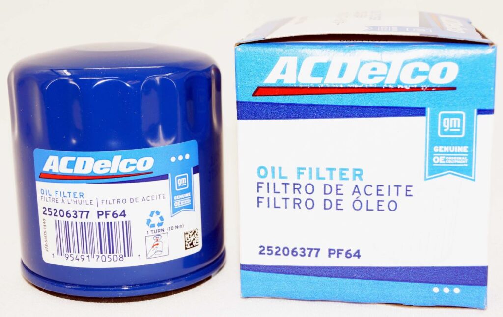 Genuine OEM ACDelco PF64 Engine Oil Filter GM 25206377 PF64F 12696048 ...