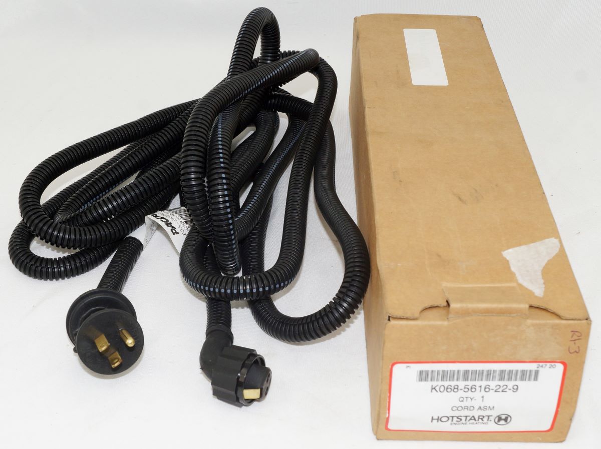 K068-5616-22-9 Hotstart Engine Heater Harness Cord Assembly ...